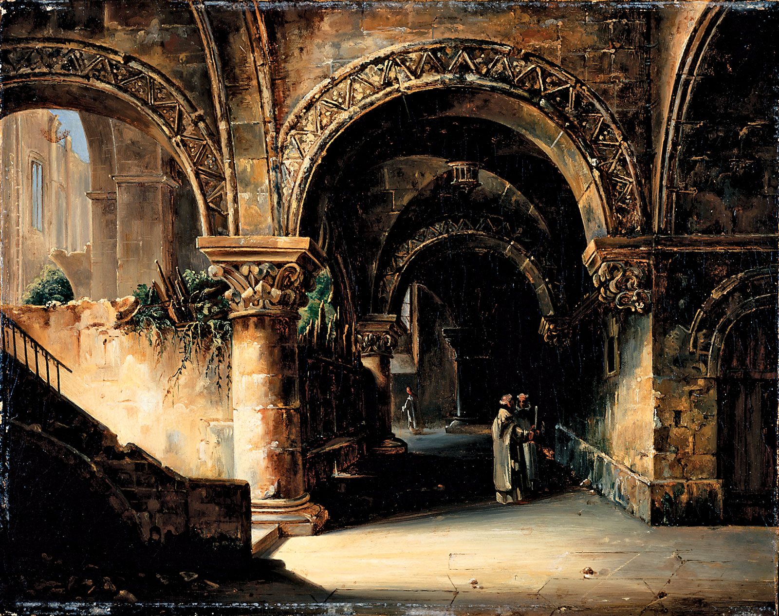 Sous un ciel brouillé: Daguerre Louis Jacques Mandé