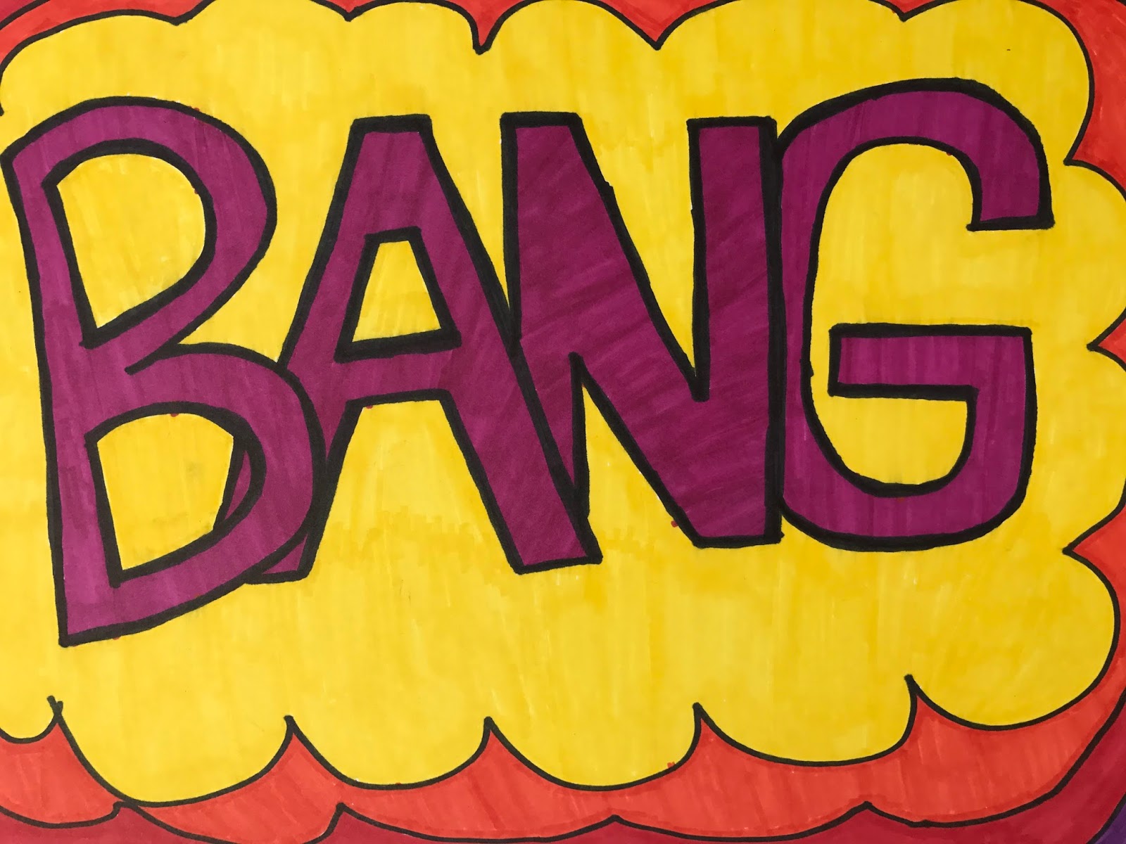 Mrs. Wille's Art Room: 6th grade Onomatopoeia pop art