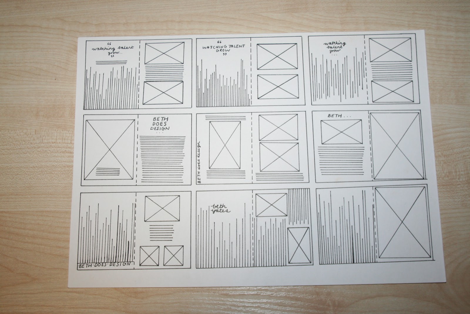 Sophie Wilson//Design Practice: InDesign Workshop Brief: Thumbnails.