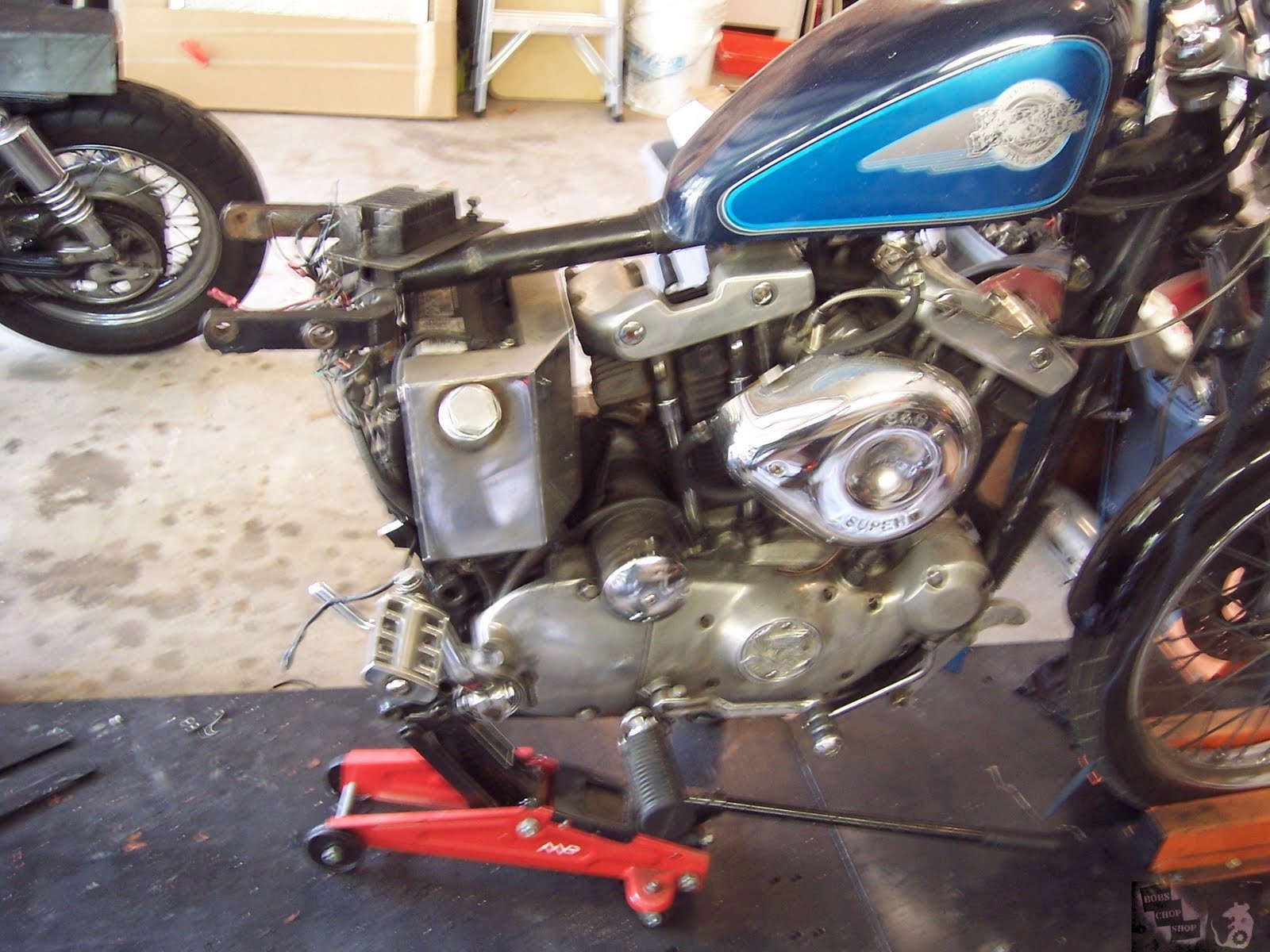 BOBS CHOP SHOP: FINALLY BACK FROM NY! 1973 HARLEY SPORTSTER IRONHEAD ...