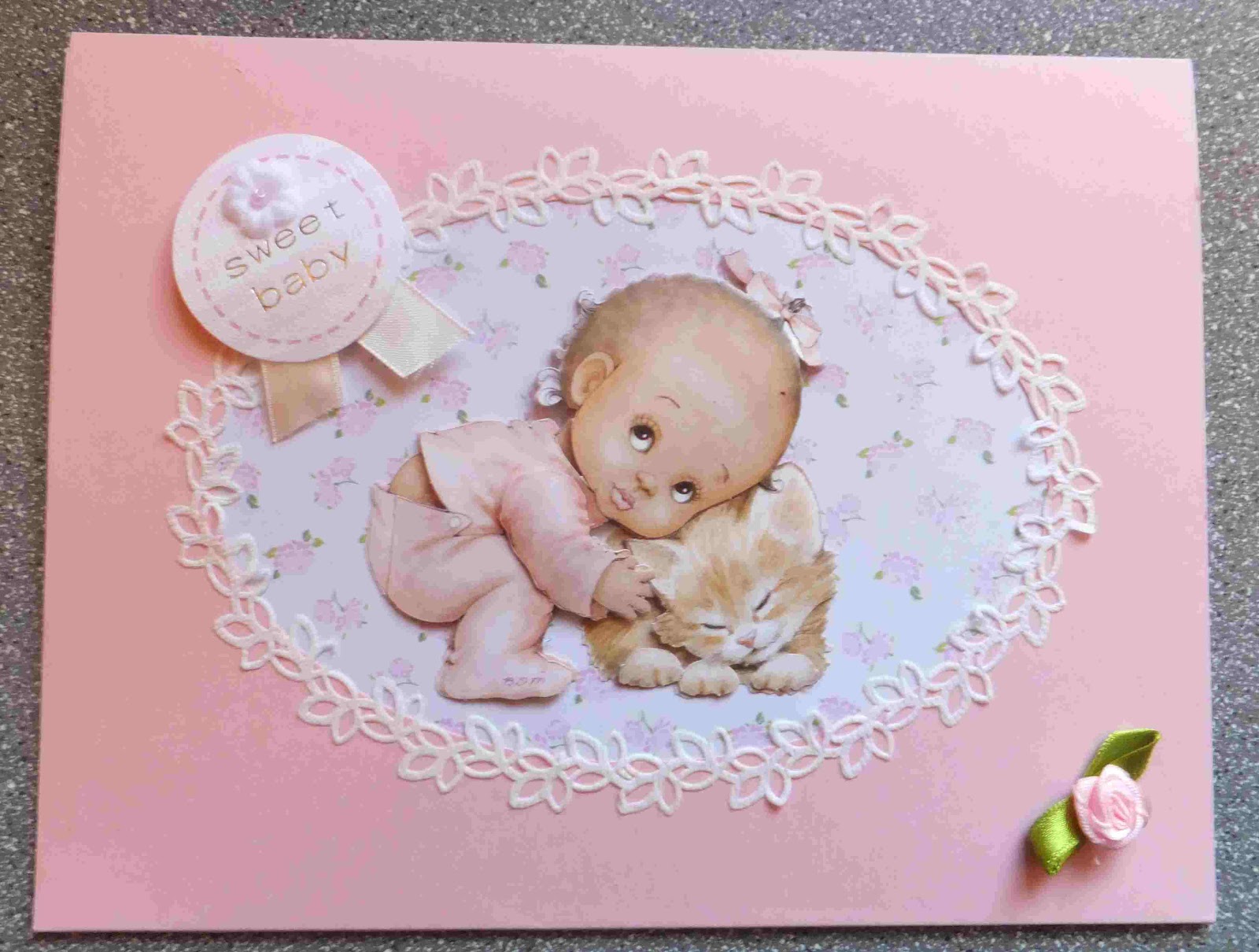 Judith's Crafts: Baby Congratulation Card