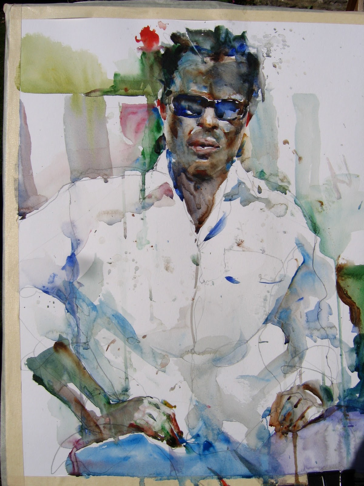 The Watercolour Log: Charles Reid at Crantock 8 - 12th October