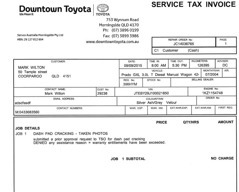 Mark and Shelly's 4wd and Camping Adventures: Prado 120 Dashboard ...