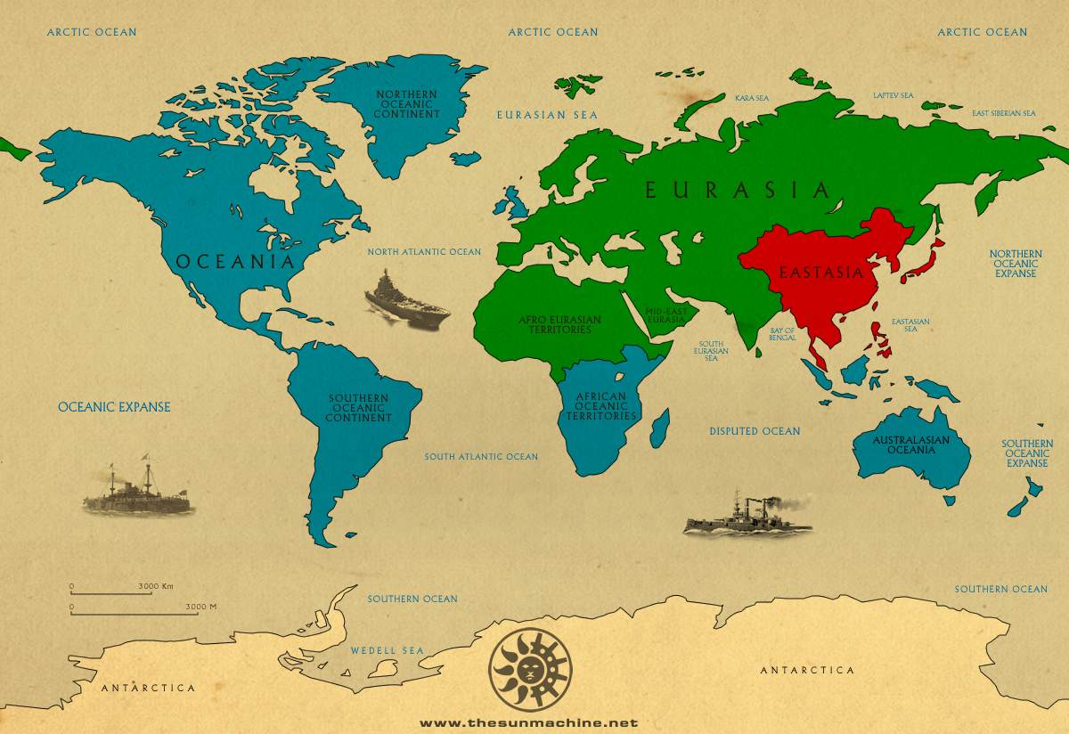 Mapa 1984 george orwell , Can you help me, by check my essay and ...