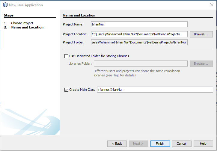Cara Membuat Project Baru NetBeans IDE ~ JAVA IRFAN