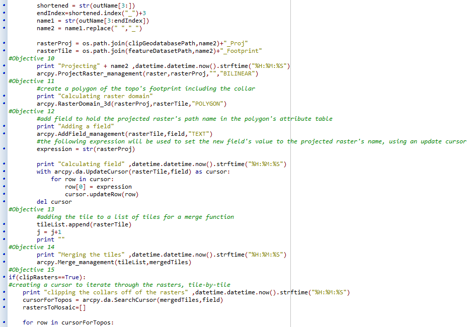 Geography 491: Python Scripting