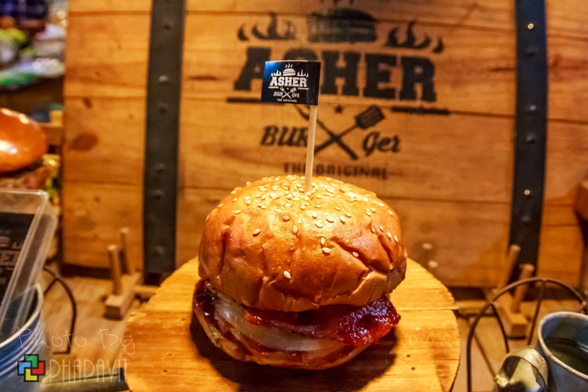 ไปทานเบอร์เกอร์อร่อยๆ ร้าน Asher Burger @ ตลาดนัดหัวมุม - ที่เที่ยวบล็อก