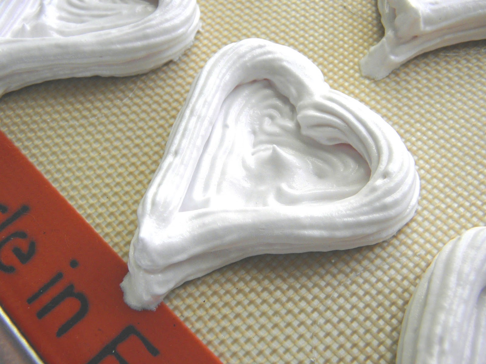 Cherry Meringue Hearts