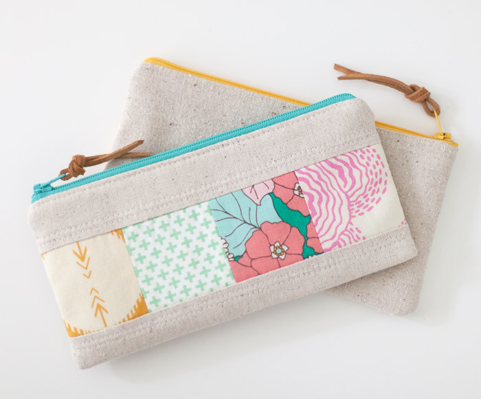 tutorial | patchwork zipper pouch / LBG STUDIO