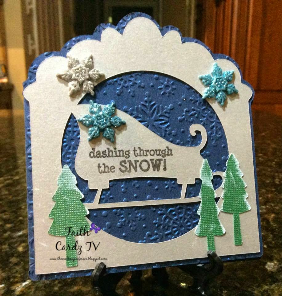 CARDZ TV: CARDZ TV CARD DESIGNER CHALLENGE #6 "LET IT SNOW"