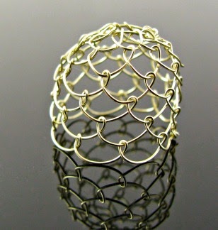 Cat's Wire: Wire knit, Viking knit and netting