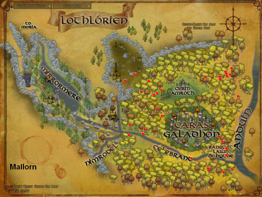 Wonderful Places in LOTRO's Middle Earth: Wood in Lotro - and where to ...