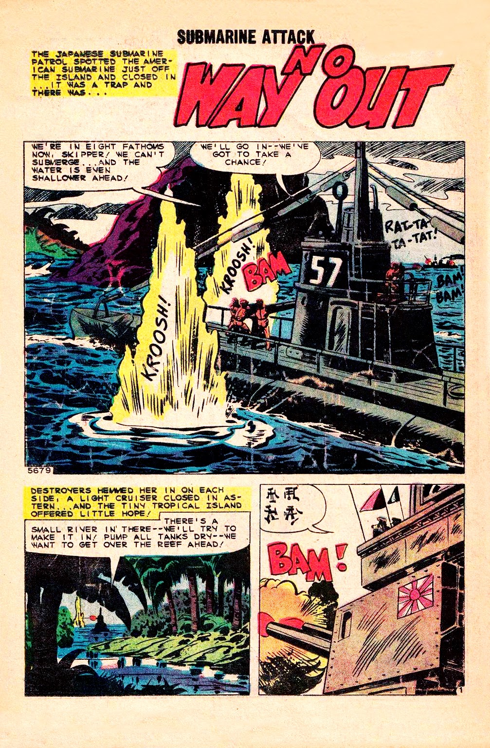 Submarine Comics and Novels: Submarine Attack #19