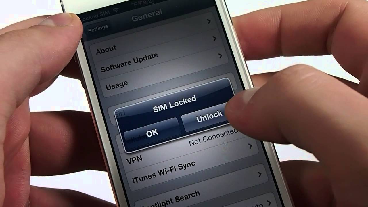 SIM lock