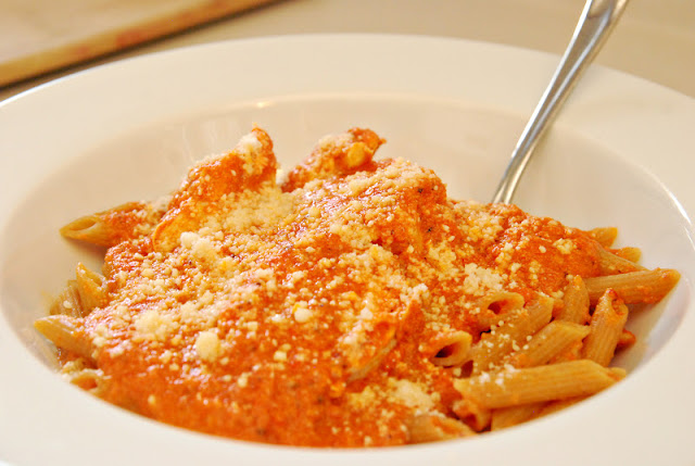 Frugally Foodulgent: Fire Roasted Tomato Cream Pasta