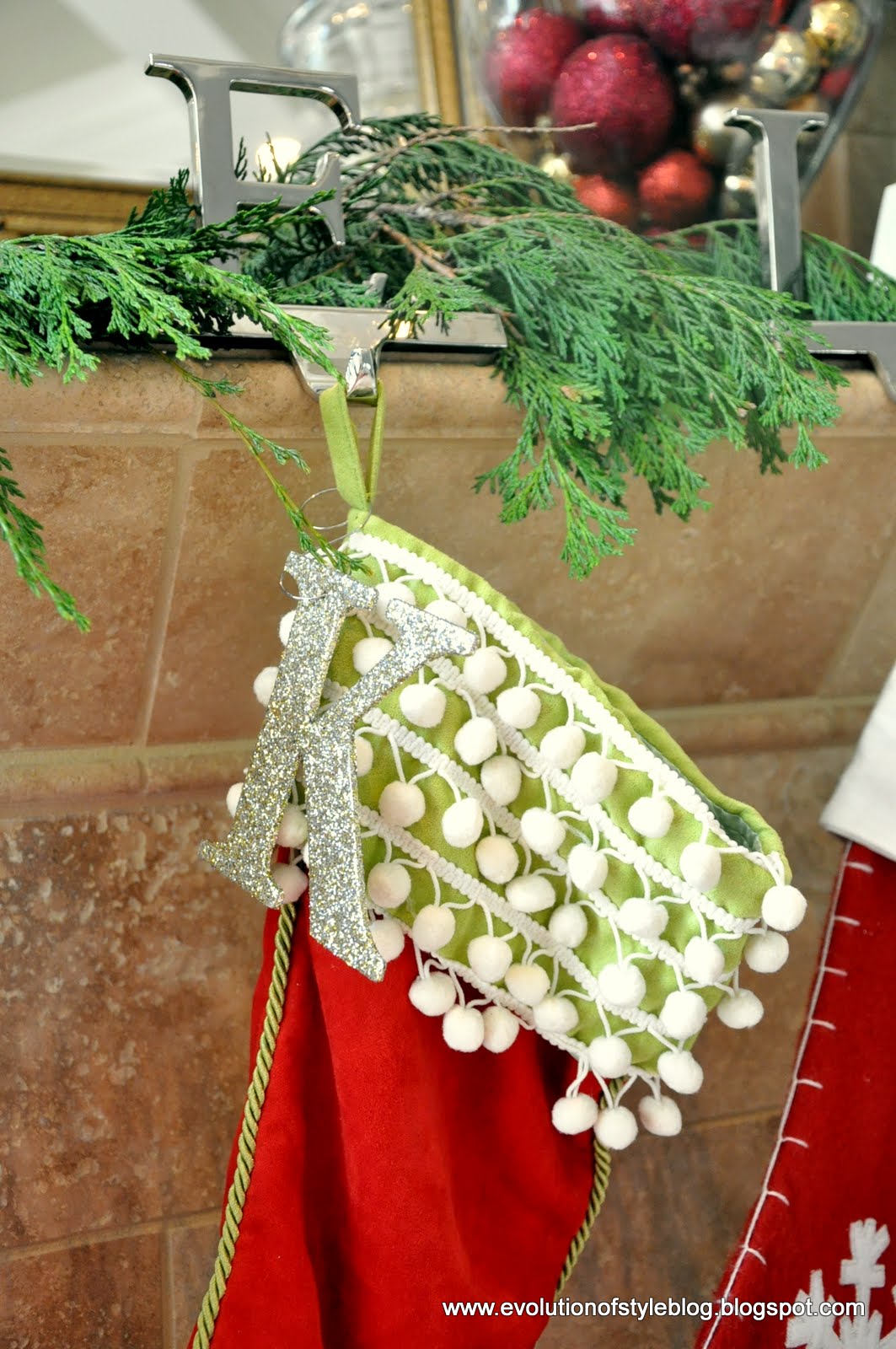 Christmas Mantel Party! - Evolution of Style