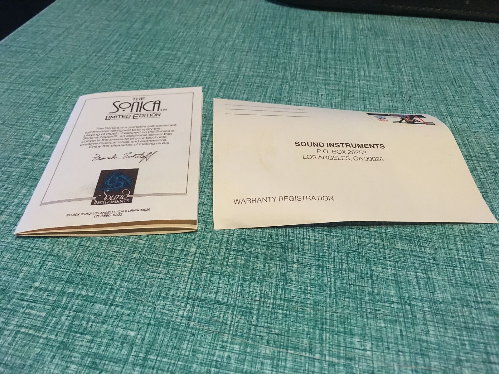 MATRIXSYNTH: Rare Frank Eventoff "The Sonica" Synthesizer SN 519