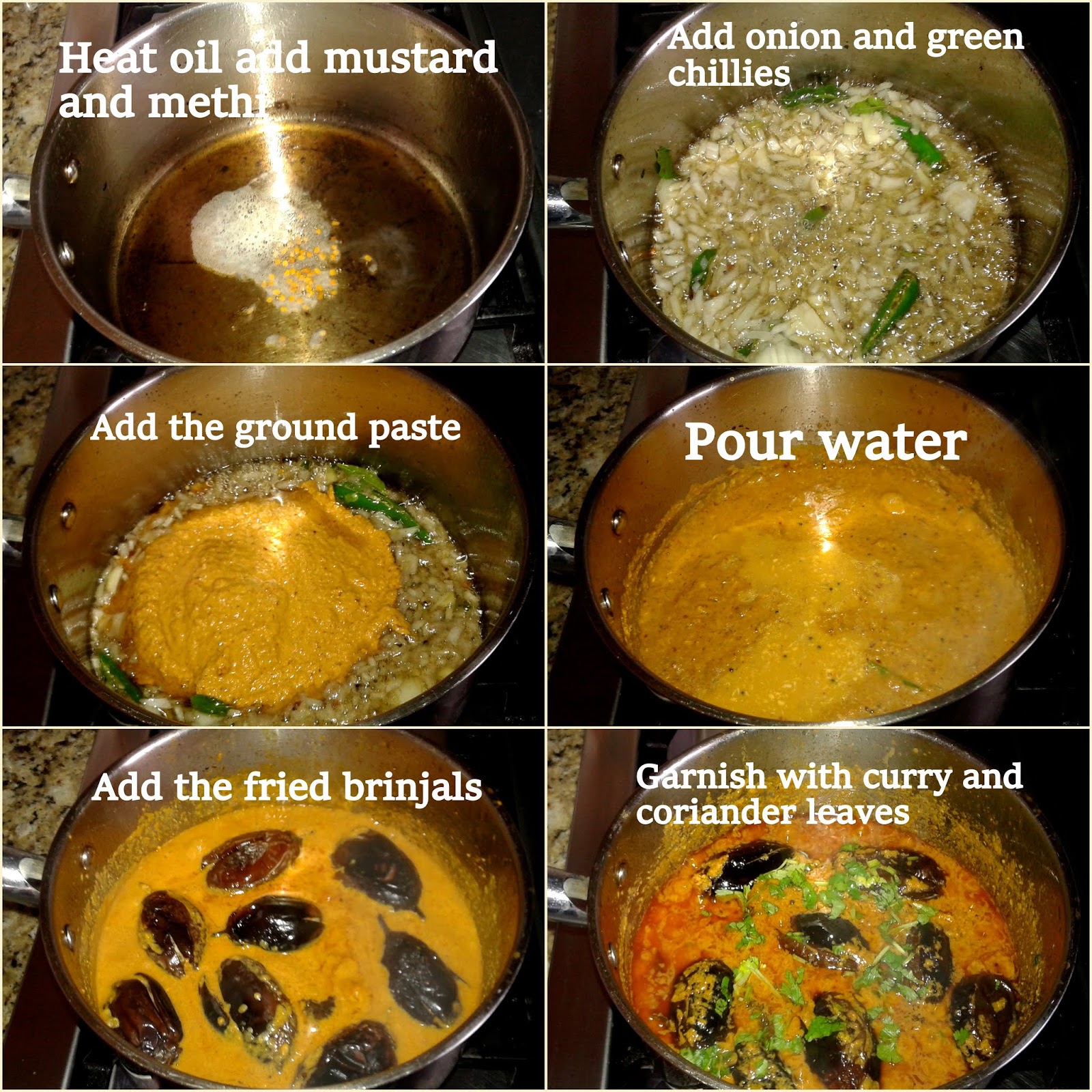 Sailaja Kitchen...A site for all food lovers!: Gutti Vankaya Kura ...