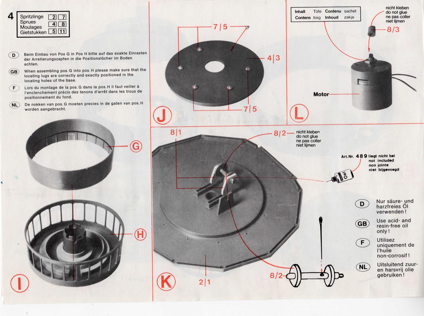 Mini-Manèges: Notice Tour Panoramique Faller B-325
