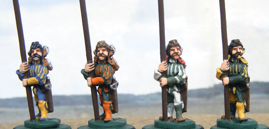 Miniature Soldiers: Landsknecht pikemen