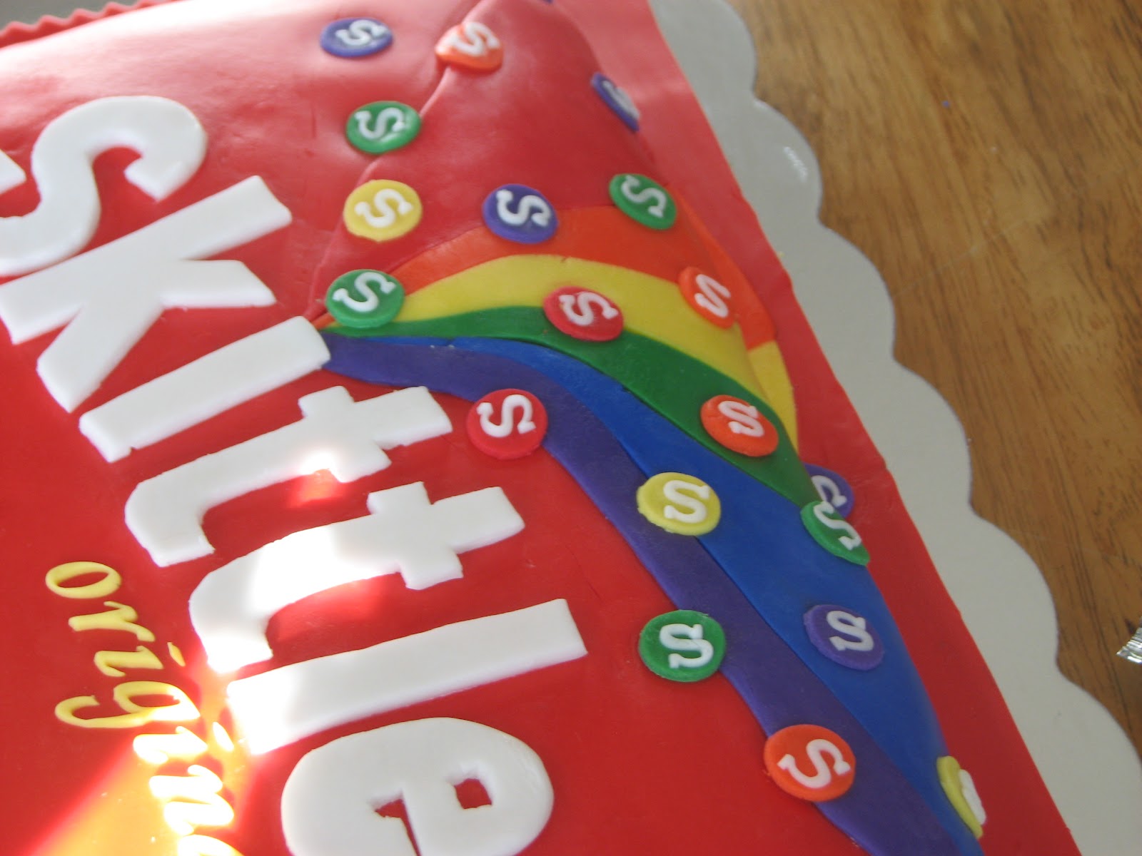 ShuggaMama's SweetCakes & Shindigs: Super Fun Skittles Cake