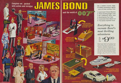 SpyVibe: 007 GILBERT TOYS