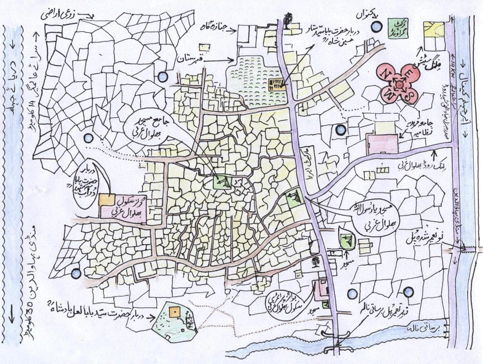 Bhalwal Gharbi Community: Bhalwal Gharbi Village Map