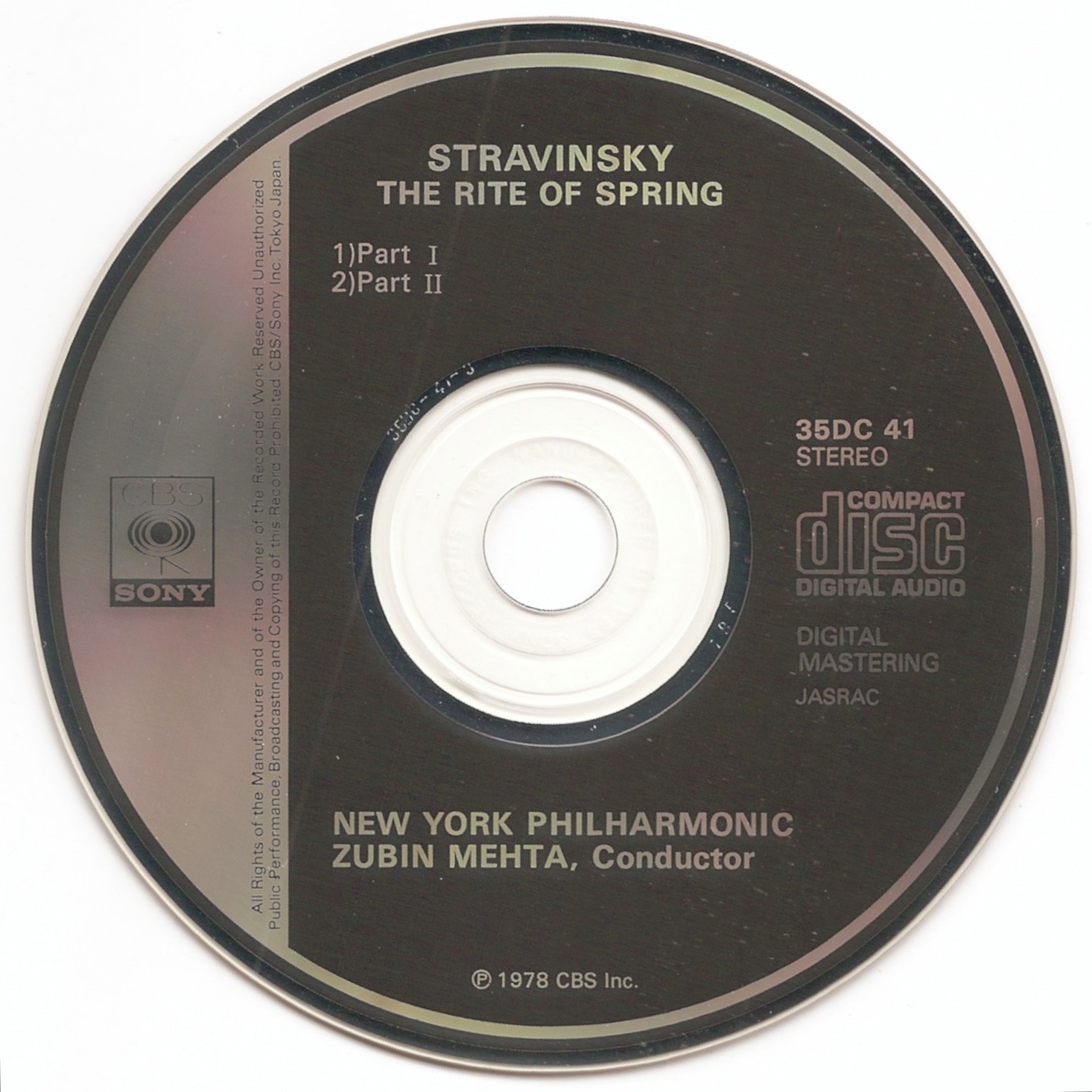 The First Pressing CD Collection: Igor Stravinsky - The Rite of Spring