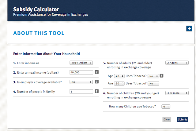Jim Stuart's New Blog: ACA Subsidy Calculator