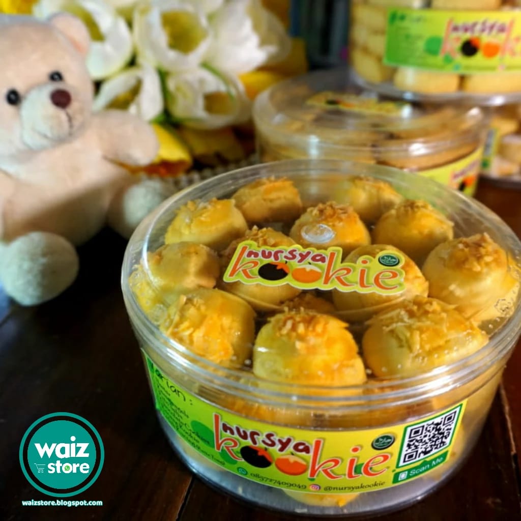 Kue Nastar Keju dengan isian Selai Nanas (250 gram) - Nursya Kookie ...