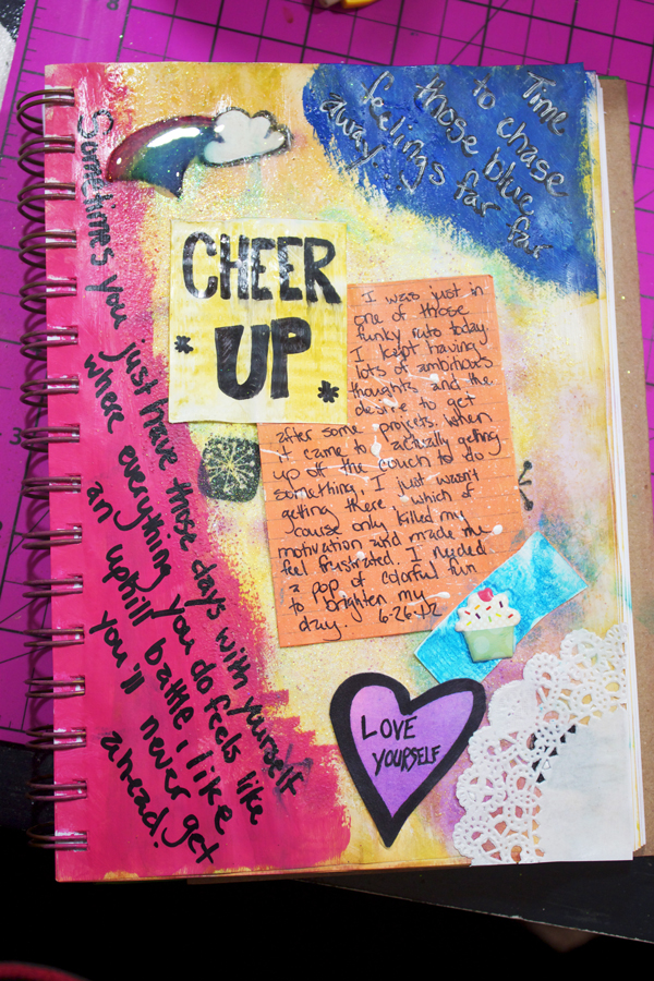 Nest Candy: My First Art Journal Page