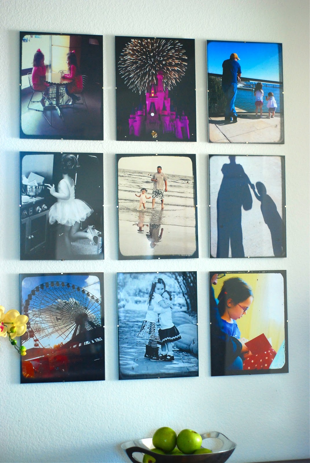 better than i could have imagined: Photo Display Wall