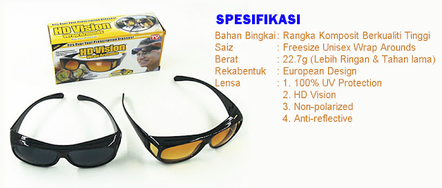 Cermin Mata Silau: Spek Anti Silau HD