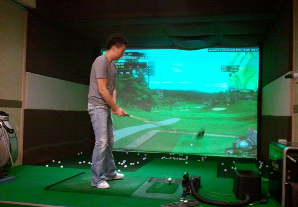 HSK ipnida!: Screen golf Korea