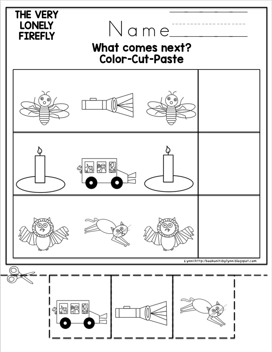 THE VERY LONELY FIREFLY. TODDLER BOOK UNIT ~ Book Units by Lynn