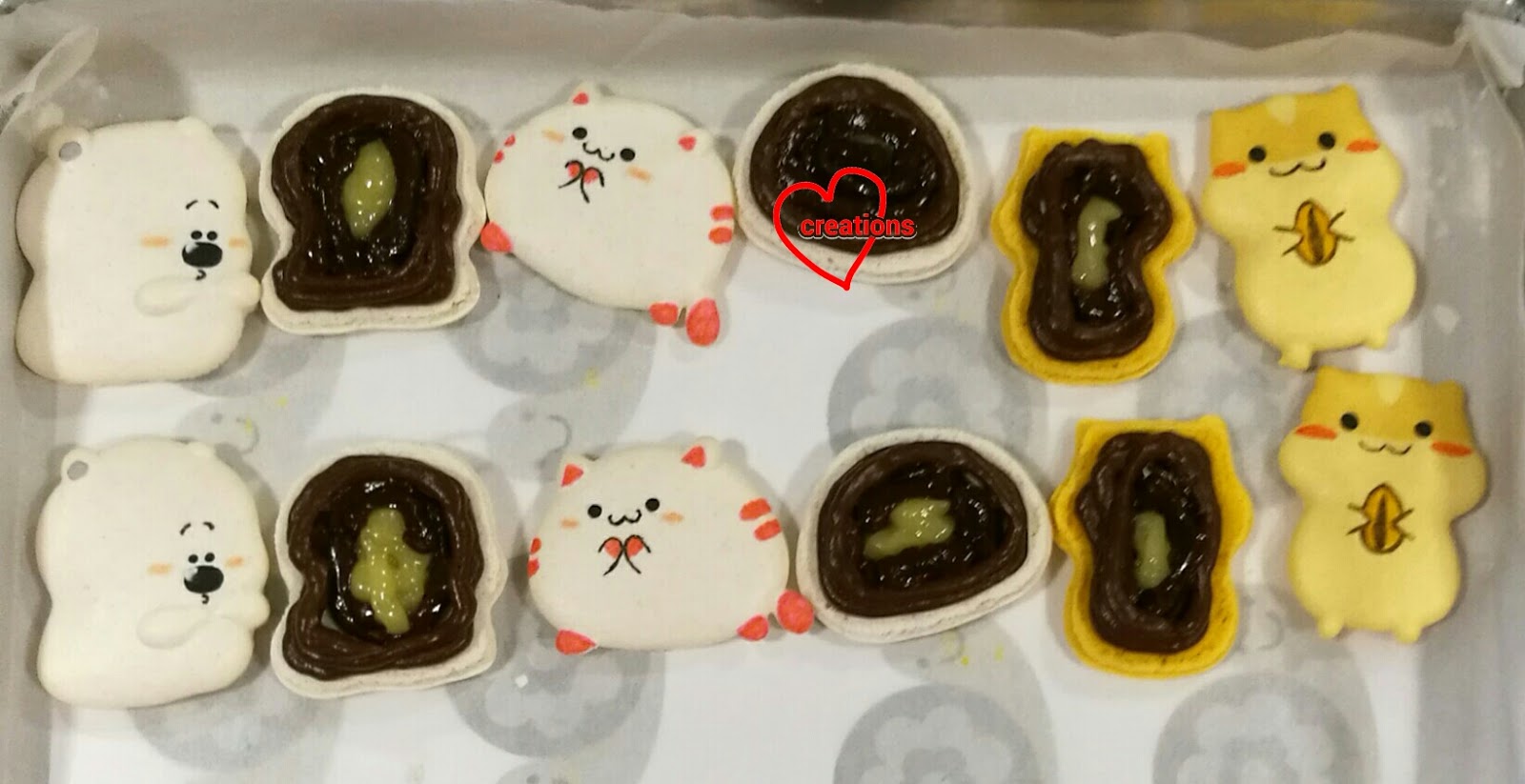 Loving Creations for You: Cute Wechat Emoji Macarons (Early Father's ...