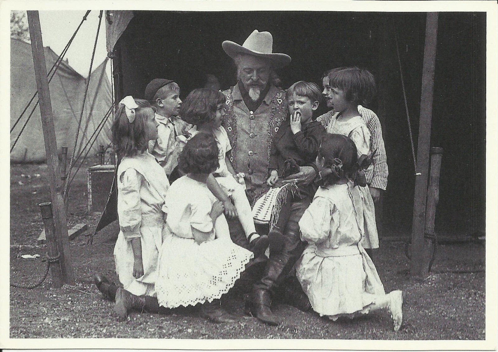 The Jade Sphinx: Buffalo Bill Cody With Children (Date Unknown)