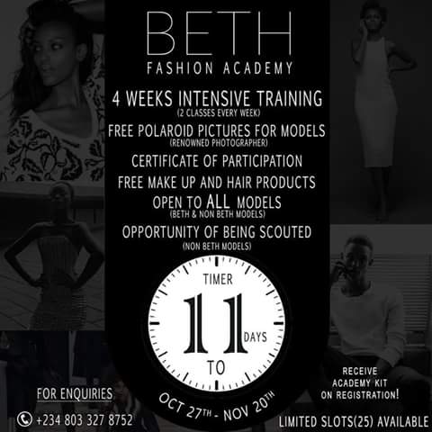 MODELS DIARYS: The Beth Model Academy
