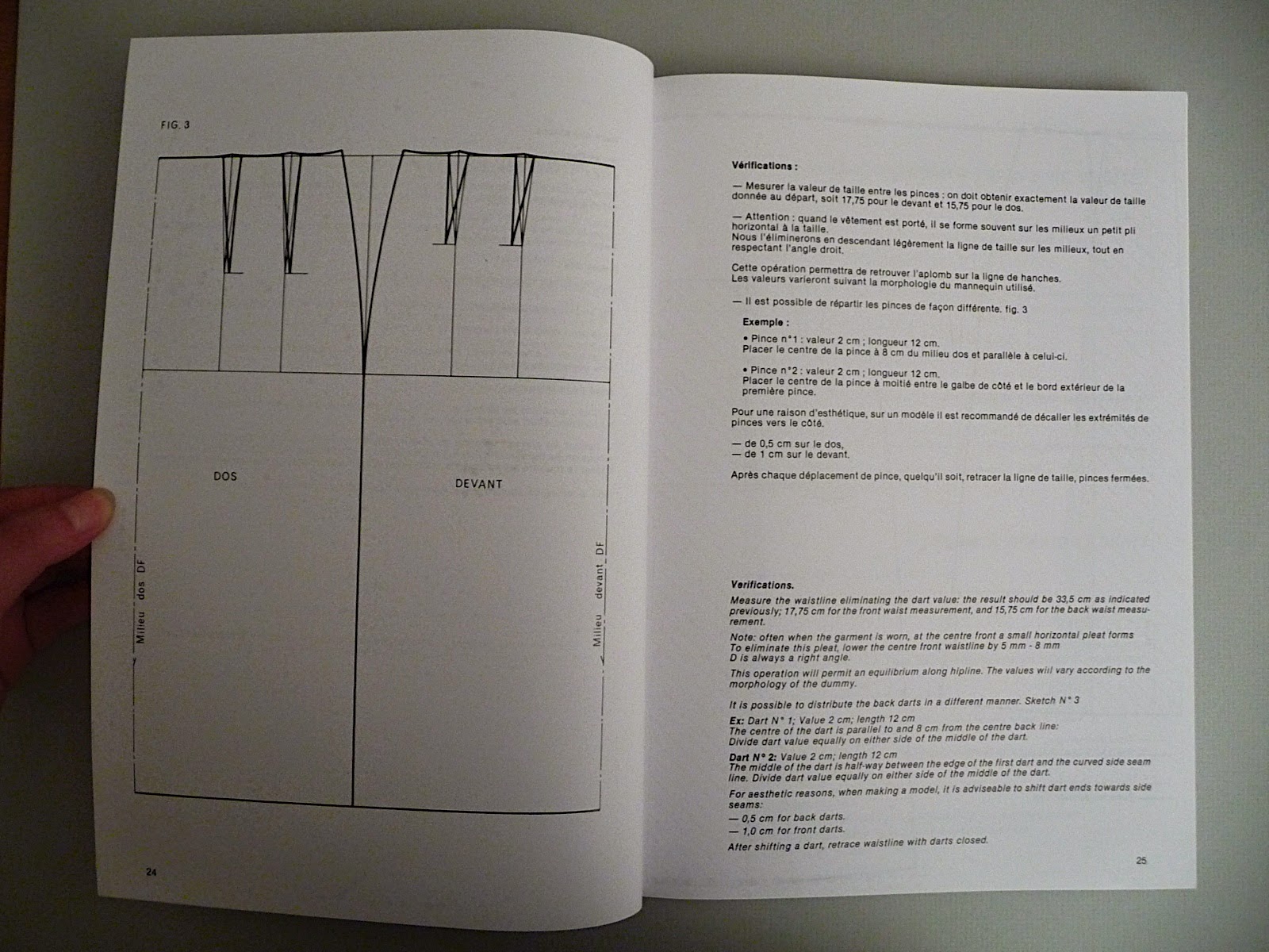 ESMOD Pattern Drafting Textbook - modelist kitapları