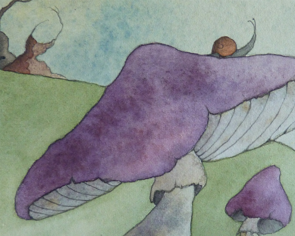 Middle of Nowhere: Painting of the week - Toadstool