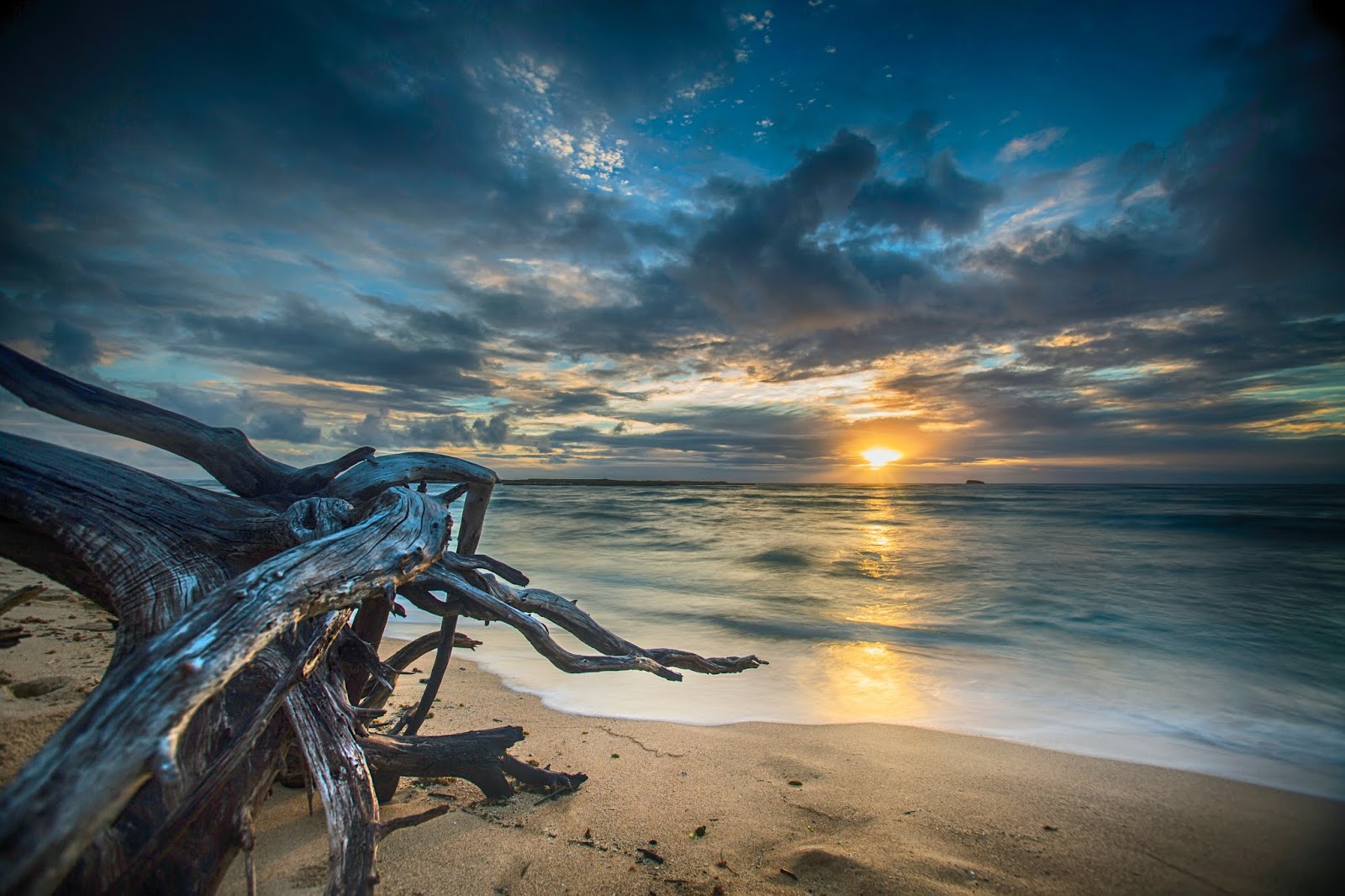 Beach Dawn Dusk HD Wallpaper! - Wide 4K Wallpapers