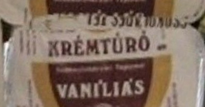 Retró vaníliás krémtúró