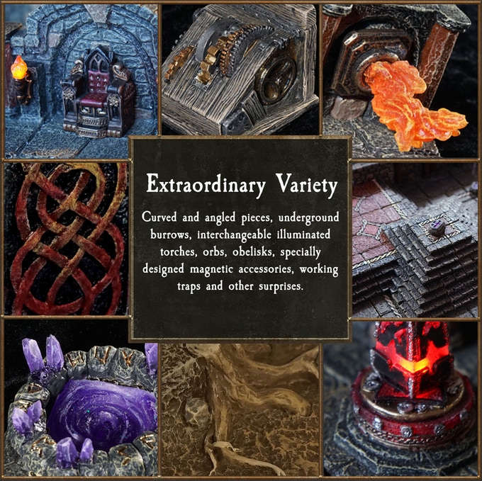 Tenkar's Tavern: Kickstarter - Dungeon of Doom: Handcrafted Game ...