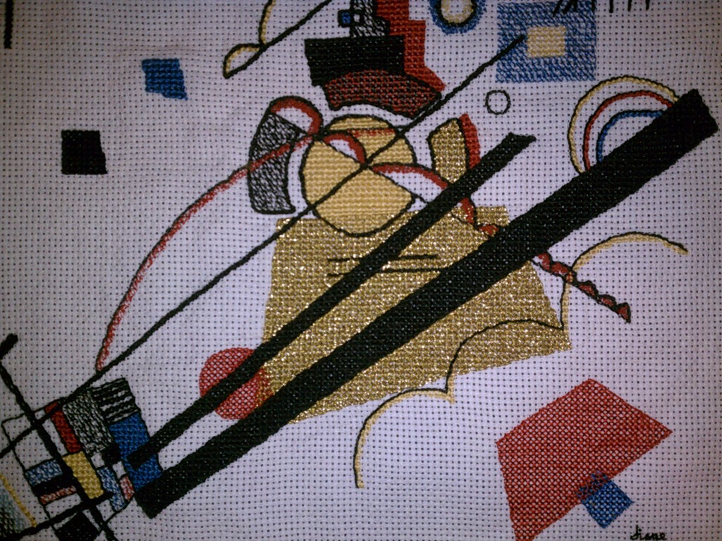 little squares: Vasily Kandinsky's "Joyous Ascent", 1923