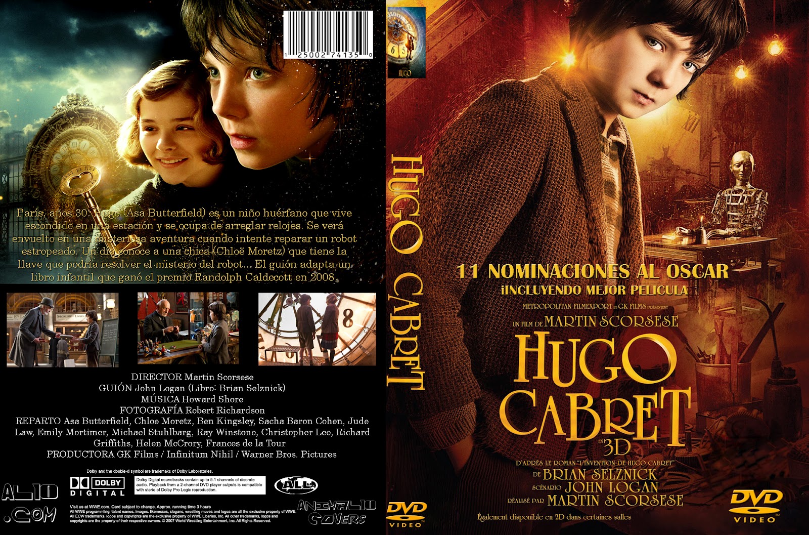 TIENDA DEL DVD: LA INVENCION DE HUGO (Hugo Cabret) TIENDA DEL DVD: LA INVENCION DE HUGO (Hugo Cabret)