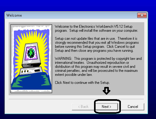 Application EWB (Electronic Workbench)