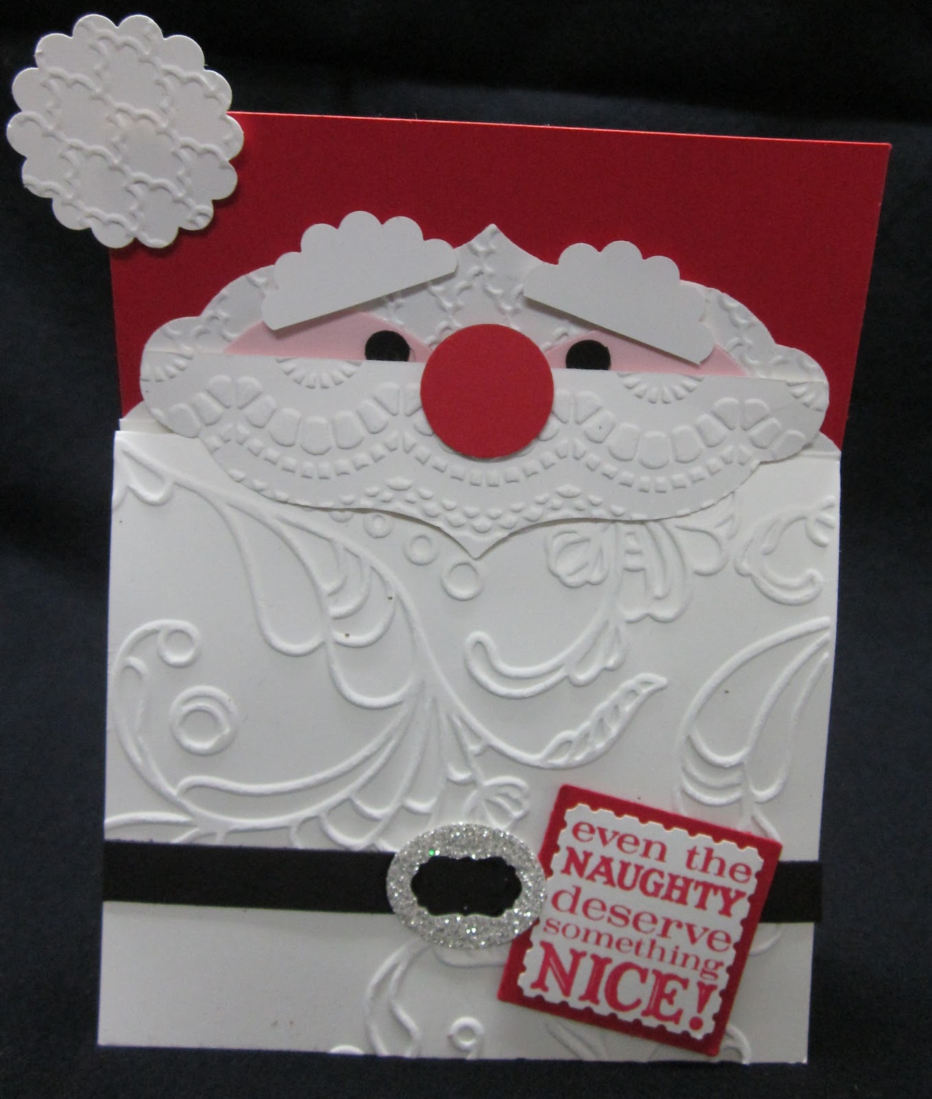 Suz's Stampin Spot: Santa Card