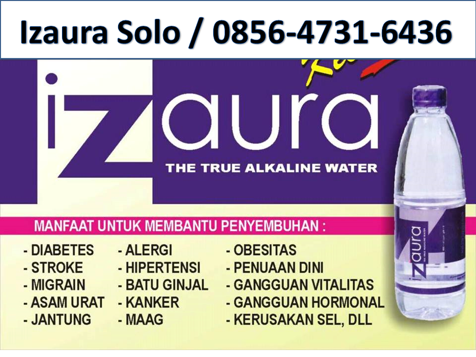 Jual Air Izaura di Solo l Agen air Izaura di Solo l 0856-4731-6436