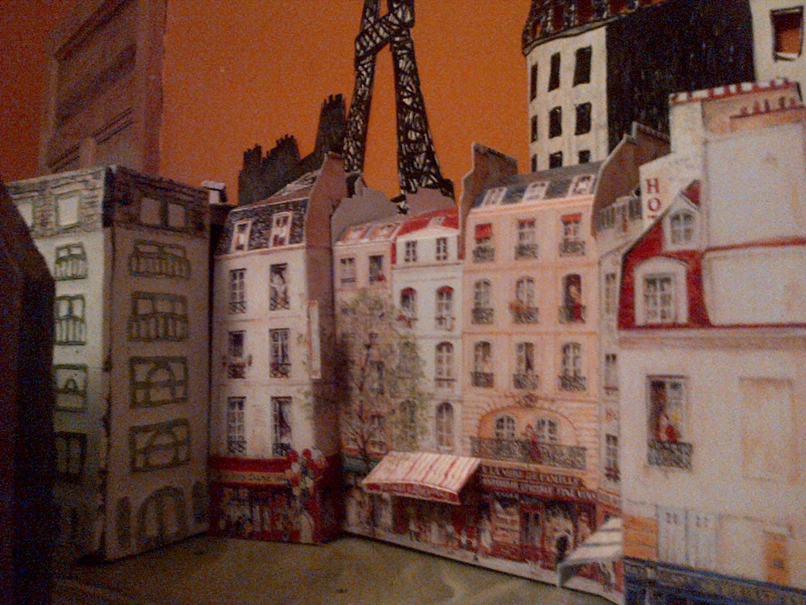 French Model Railway: HO Scale Card Buildings