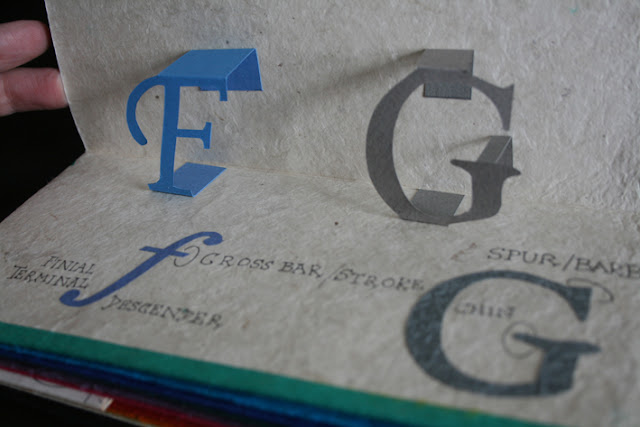 TIM WHITTON - Carved: DEVELOPMENT OF ROMAN ALPHABET & 3D TYPE BOOK